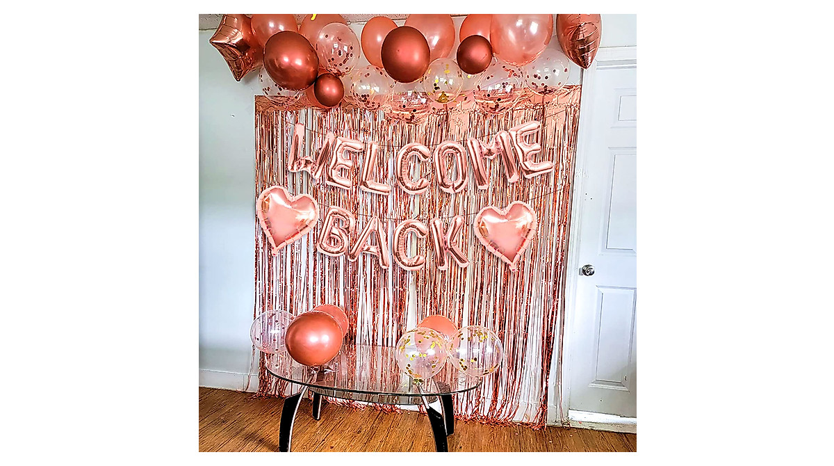 16 PCS Welcome Back Banner Balloons Welcome Back Office Decoration ...
