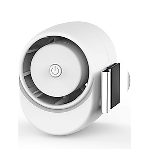 KENSUKA Waist Fan WF1, Mini Under Shirt Fan with Belt Clip, Portable USB Rechargeable Personal Fan with 3-Speed Control, 360° Rotation for Outdoor Work, Sports, Cycling, Hiking, Gardening