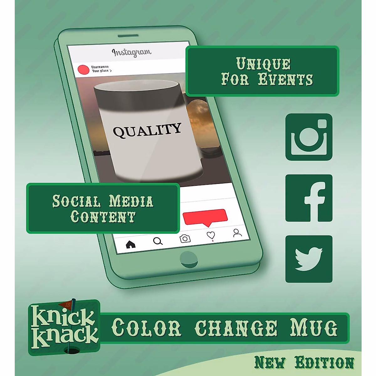 Knick Knack Gifts got officiant? - 11oz Magic Color Changing Mug, Matte Black