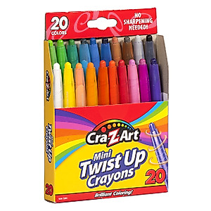 Cra-Z-Art Mini Twist Up Crayons, 20 Count (10253)