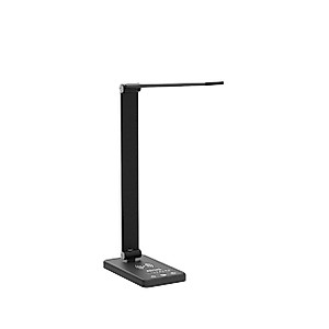 AFROG Multifunctional LED Desk Lamp with 10W Fast Wireless Charger, USB Charging Port, 5 Lighting Modes,7 Brightness Levels, 40 min Timer, Night Light Function,Eye-Caring Office Lamp, 5000K,8W,Black