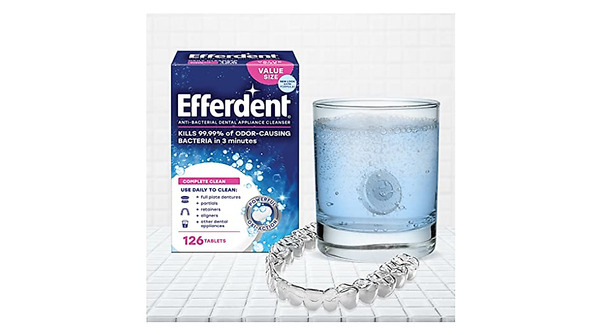 Efferdent Retainer Cleaning Tablets - Complete Clean