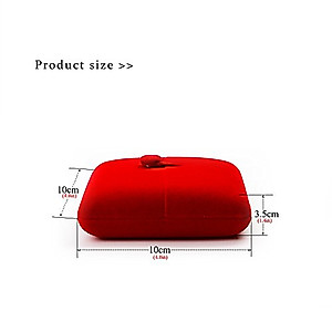 Oirlv Multifunctional Jewelry Box Velvet Pendant Necklace Gift Box Storage Case