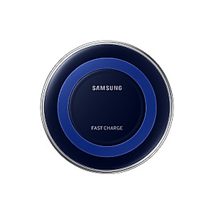SAMSUNG Qi Certified Fast Charge Wireless Charger Pad (Special Edition) - US Version - Black/Blue