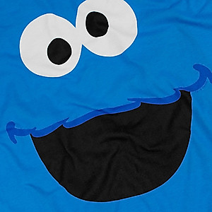 Sesame Street Cookie Monster T Shirt & Stickers (X-Large)