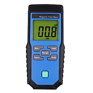 EMF ELF Magnetic Field Meter Electromagnetic Detector Micro-Tesla/Milli-Gauss 30Hz ~ 300Hz Frequency Gauss Tester