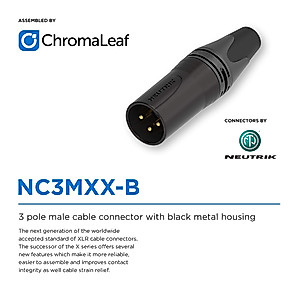 Mogami 2549 Professional Studio Microphone Cable | XLR Male 3-Pin to Right Angle XLR Female 3-Pin | Neutrik Gold | 5 Feet | Black | Assembled in The USA