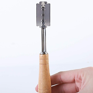 YellRin Bread Lame Slashing Tool Dough Bread Bakers Scoring Knife Tool with 14 Blades (Bread Lame)