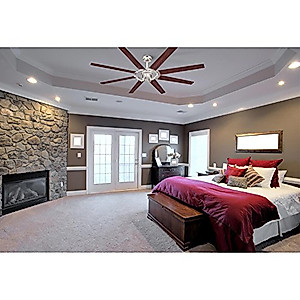 Westinghouse 7217300 Damen 68-Inch Nickel Luster Indoor DC Motor Ceiling Fan, Remote Control Included