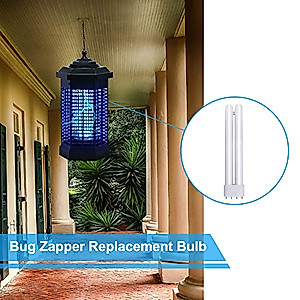 18W Bug Zapper Bulb Replacement for Stinger 2 Light Bulb - for Stinger Bug Zapper H Shaped Twin Tube Bulb Indoor Outdoor Bug Zapper Light Bulbs with 4 Pin Base
