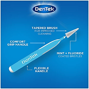 DenTek 47701002582 Wide Brush 16 Count, Pack of 3