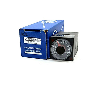 ATC 407C-100-F-3-X 1/16 DIN Multi-Mode Timer, 6 Dial-Selected Ranges, 24 to 240 VAC (50/60 Hz), 11-Pin On-Delay, Off-Delay, Standard