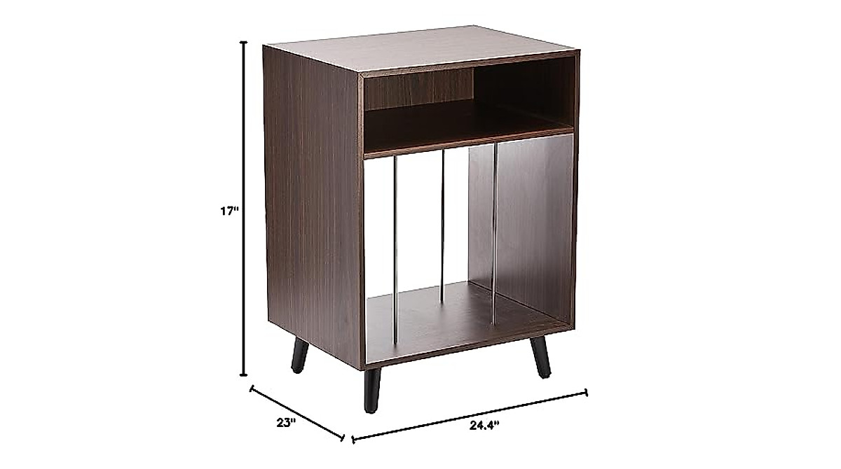 Victrola Vinyl Metal Entertainment Stand - Stylish Storage