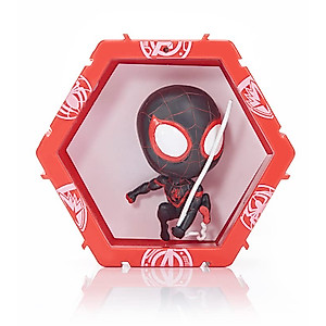 WOW! PODS Avengers Collection - Miles Morales | Superhero Light-Up Bobble-Head Figure | Official Marvel Collectable Toys & Gifts