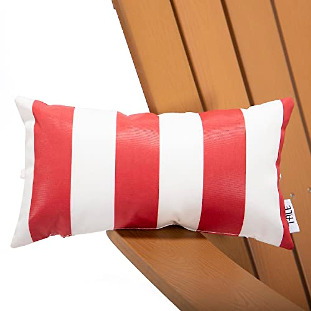 ANTTYBALE 13'' Soft Decorative Throw Pillow,Modern Rectangular Cushion for Couch Sofa Bedroom Car Living Room (Stripe red)