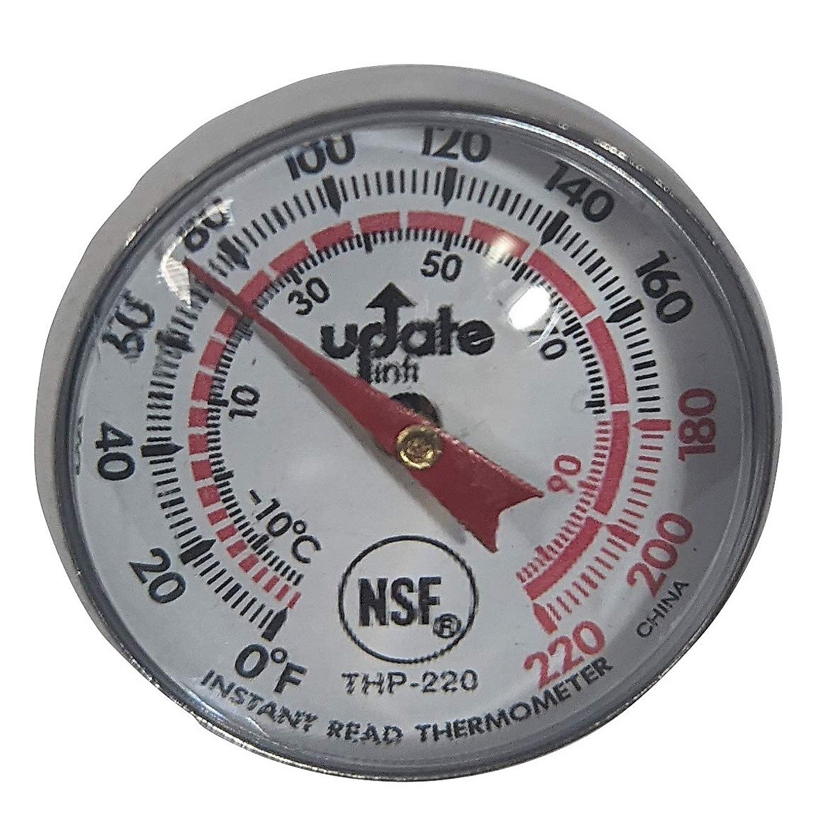 Update International (THP-220) 5 1/2" Long Dial Pocket Thermometer