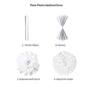 ANSOMO Black Gold and Silver Happy Birthday Party Decorations Décor Supplies Men Boys Him 1st 13th 18th 21st 30th 40th 50th 60th Banner Balloons Pom Poms