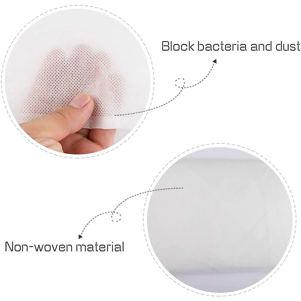 Disposable Seat Covers and Armrest Covers for Airplane Railways, Train, Bus, Office,Movie Theatre and Taxi,Eco-Friendly/Recyclable/Portable Non-Woven Seat Surface Protective Pad (Pack of 4)