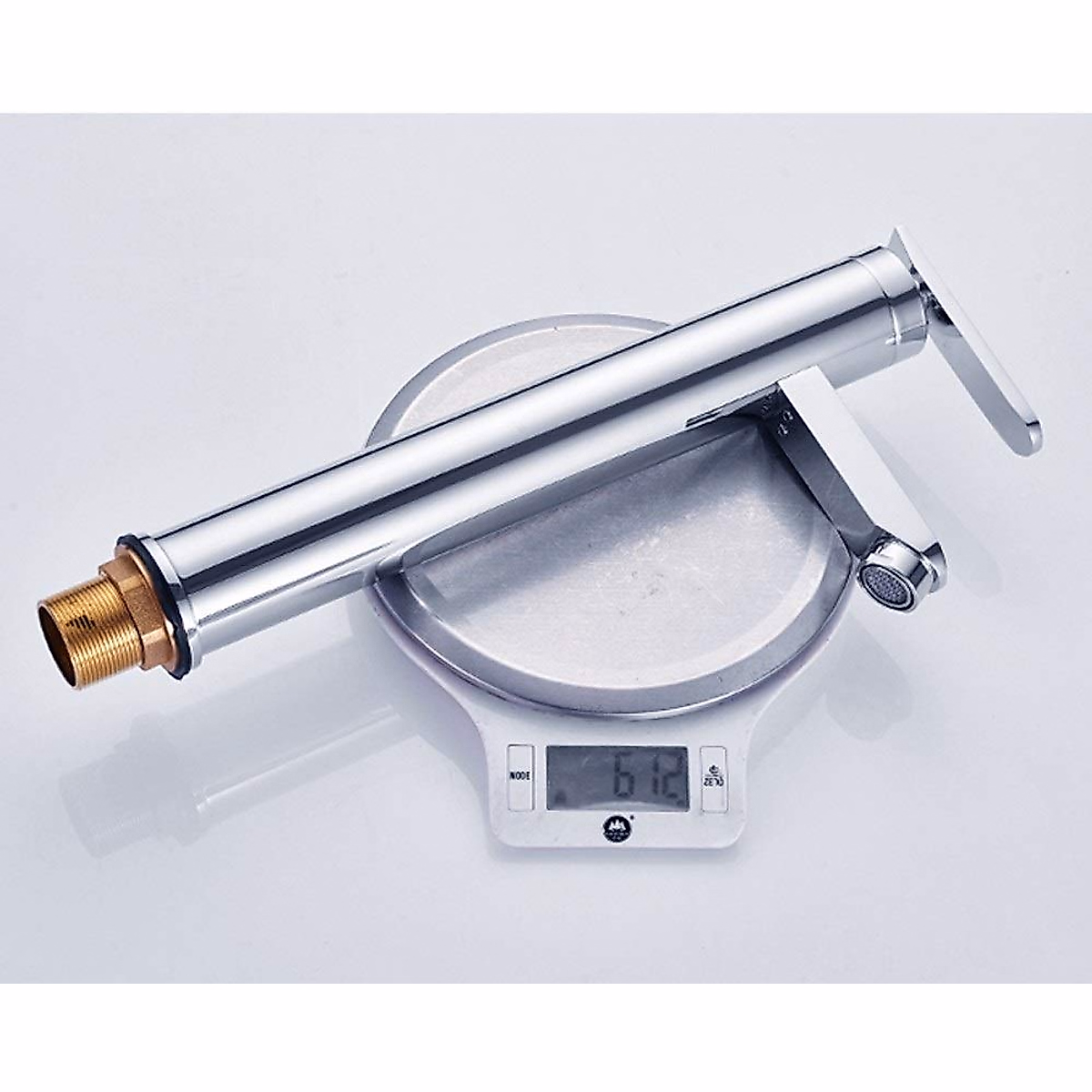 RTXUGMM Taps,29Cm Stainless Steel Elevated Platform Faucet Bathroom Hot and Cold Basin Water Tap Modern Creative Home Kitchen Basin Faucets Bathtub Bath Mixer Tap