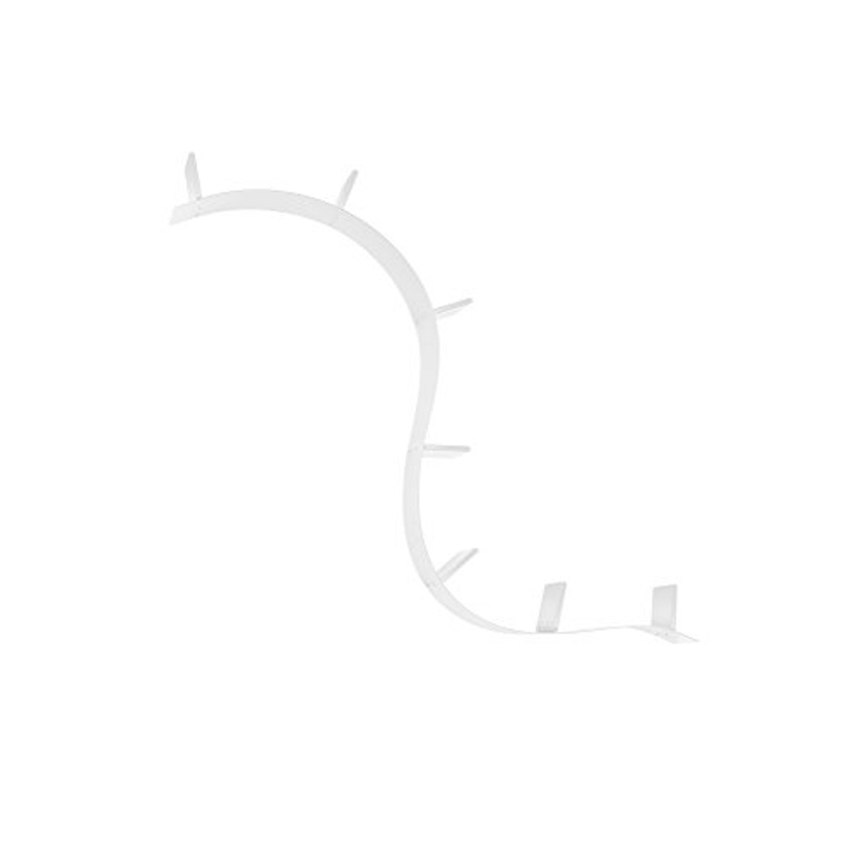 Kartell Bookworm Bookshelf by Ron Arad, Matte White