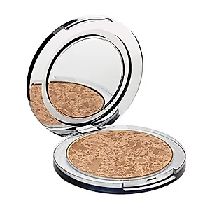 PÜR MINERALS Bronzing Act Matte Bronzer Powder - Illuminating Bronzer For Face & Body Contour - Brightening Bronzer Makeup For Natural-Looking Glowing Skin - Vegan, Cruelty-Free Bronzer