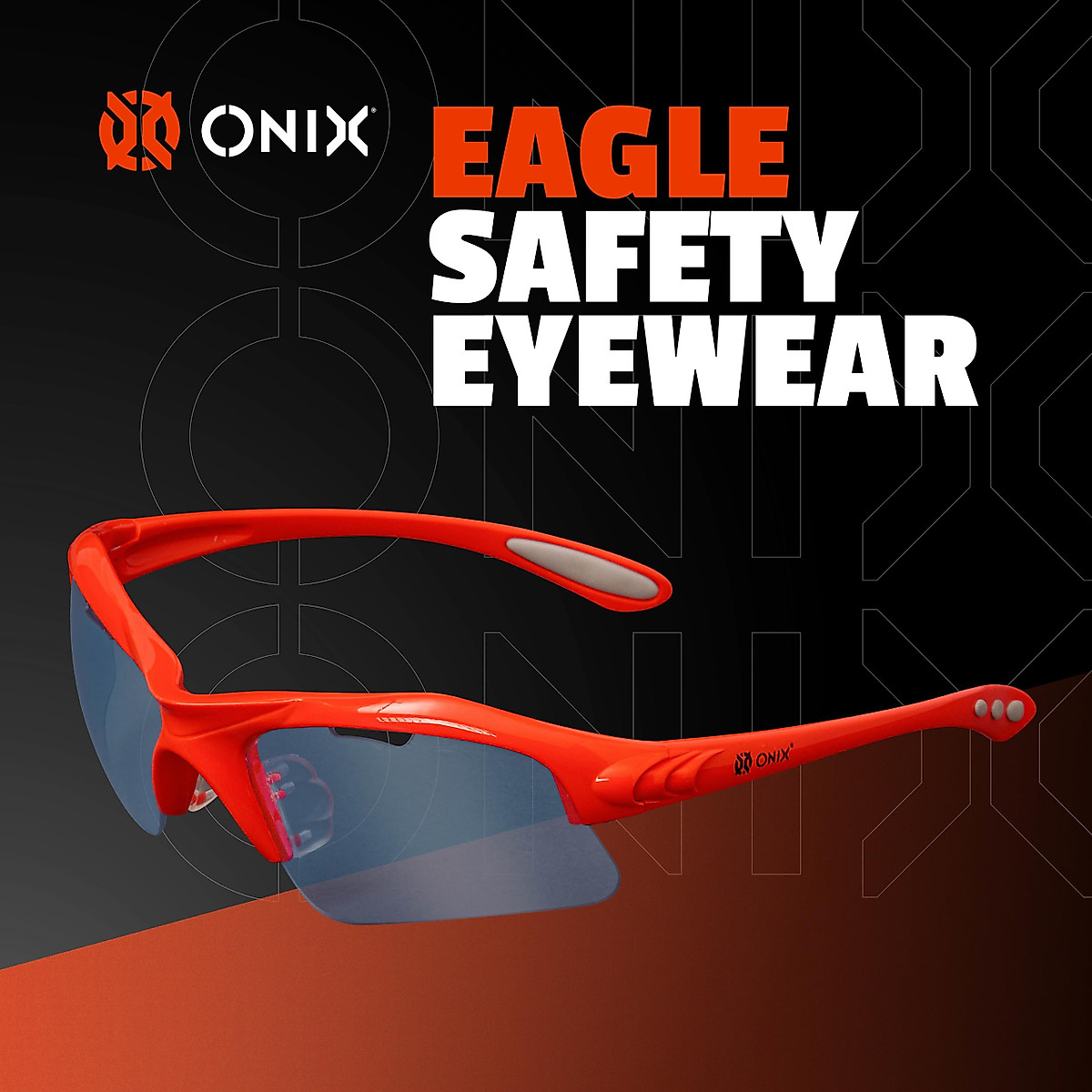 ONIX Pickleball Eagle Eyewear Sun Protection Non-Slip Nose Piece Modern and Lightweight Secure Design