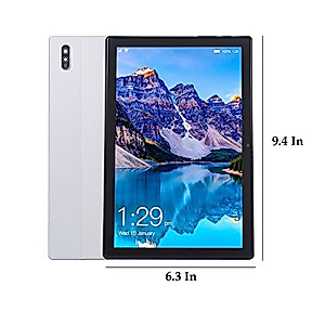 Android 10.0 Tablet, 10 inch Smart Tablet 4+32GB ROM 8 Core WiFi 0.3MP+2MP Dual Camera Game Tablet Best for Adults Working Childrens School Learning Birthday Gift