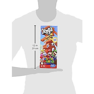 Hasbro Jenga: Super Mario Edition Game, Block Stacking Tower Game for Super Mario Fans, Ages 8 and Up (Amazon Exclusive)
