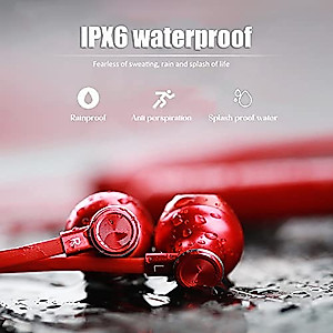 ESSONIO Neckband Bluetooth Headphones Bluetooth Headphones Wireless air Neckband Bluetooth Headphones with HD Microphone and Noise Reduction Headphones for Sport