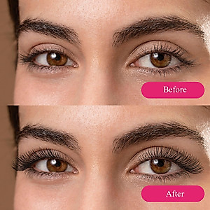 AZEFAM Self Adhesive Eyelashes, 8 PCS Reusable Self Adhesive Eyelashes, False Eyelashes Natural Look, No Glue Eyelashes, 4 Styles Waterproof False Lashes Kit, Reusable Self-Adhesive Eyelashes