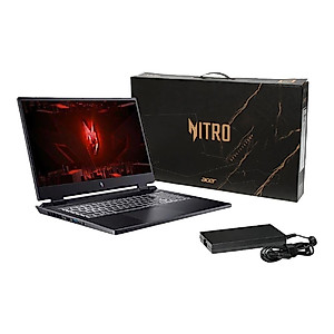 acer Nitro 17.3" QHD 165Hz Gaming Laptop Computer, 13th Gen Intel 14-Core i7-13700H Processor, NVIDIA GeForce RTX 4060 8GB GDDR6, 64GB DDR5 RAM, 2TB PCIe SSD, RGB Backlit, Windows 11 Home, Black