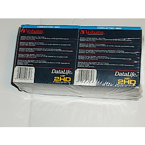 20 Piece Formatted IBM Verbatim DataLife MF 2HD 3.5 Inch Microdisks.