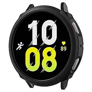 Spigen Liquid Air Armor Designed for Samsung Galaxy Watch 5, Galaxy Watch 4 Case 44mm (2022/2021) - Matte Black