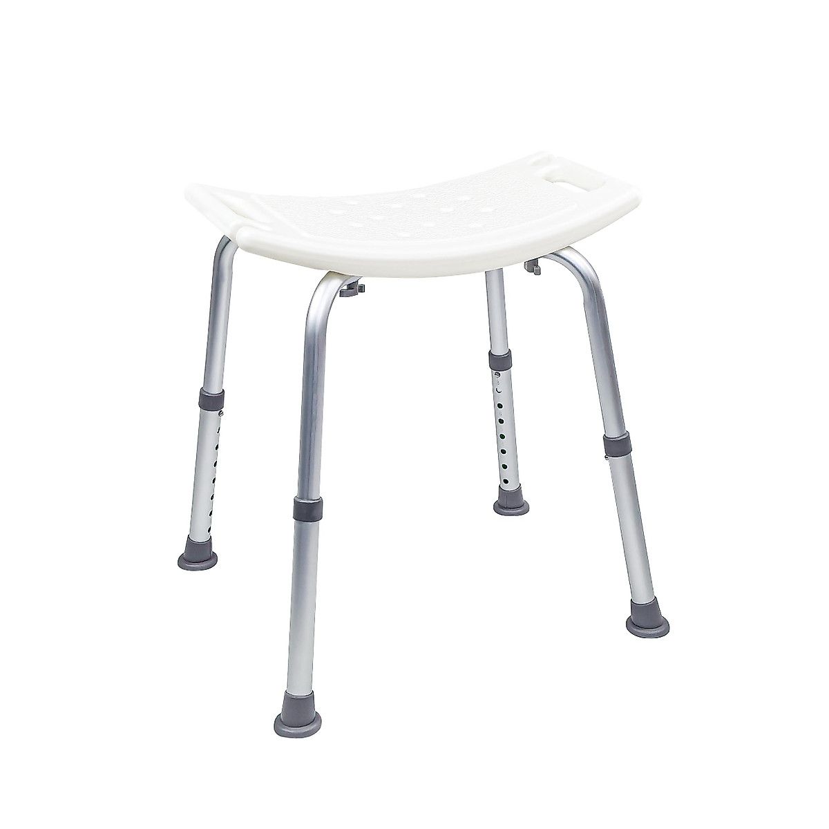 UNLICON- Shower Chair for Elderly Shower Seat for Inside Shower Tool-Free Shower Stool Small with 5 Adjustable Heights Bathtub Chairs for Disabled,Seniors