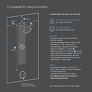 Moen N207H0BLC Nebia Spa Handshower, Matte Black/Chrome