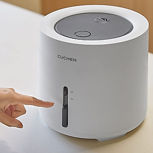 [CUCHEN] CRE-D0401W | Rice Cooker 4 Cup (Uncooked) (0.76 quarts): 4 person serving/per use | Warmer | Detachable Clean Cover | Nonstick Inner Pot | White [CUCHEN]