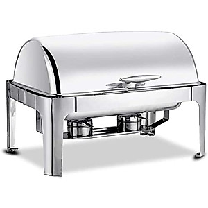 UZOURI Stainless Steel Chafing Dish, Chafing Dish Set Food Warmer Buffet, with Food Pans Fuel Holders, Food Warmer Professional Set for Catering, Buffet and Party(Size:1) (1)