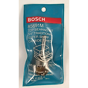 Bosch 85691M Top Bearing Traditional Router Bit 1/4-Inch Shank 7/16-Inch Cut
