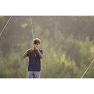 Abu Garcia 5’6" Ike Dude Youth Fishing Rod and Reel Spincast Combo, 2-Piece Rod, Size 6 Reel, Right Handle Position