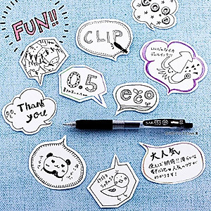 Zebra Sarasa Clip 0.5mm Black, JJ15-BK, 10 pens per Pack, With one refill (Japan Import)