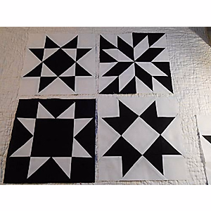 Black Cotton Fabric by The Yard,Quilting Muslin Fabric for Sewing,2 Yard