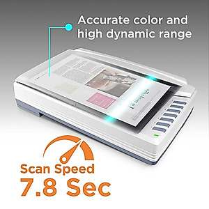 Plustek OpticPro A320E - A3 CCD Flatbed Scanner, 12" x 17" scan Area with 800dpi scan Resolution. ICA & Twain Compliant.