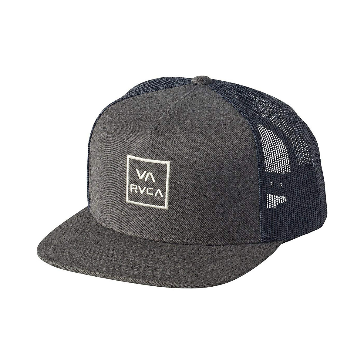 RVCA mens Va the Way Trucker Hat Baseball Cap, Charcoal Grey, One Size US