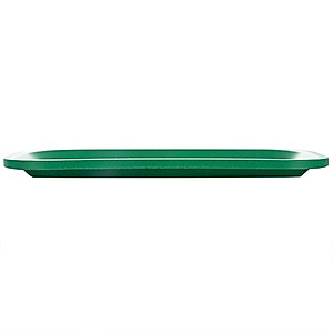NeraNena Tray Plate 8.07" X 4.13" Rounded Smooth Edges (Green)