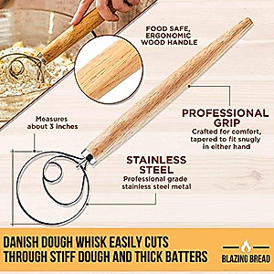 Most Complete Banneton Bread Proofing Basket Set of 2 - Round & Oval Rattan Proofing Baskets, Dough Scraper, Recipe Book - Sourdough Bread Baking Supplies - Perfect Bread Making Tools and Supplies