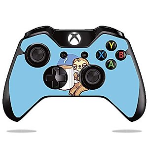 MightySkins Skin Compatible with Microsoft Xbox One or S Controller - Good Morning Sloth | Protective, Durable, and Unique Vinyl wrap Cover | Easy to Apply, Remove | Made in The USA