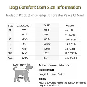 ODSSTAIPS Dog Anxiety Vest Thunder Vest for Dogs Anxiety Dog Thunder Jacket Anxiety Calming Vest Comfort Anxiety Vest for Dogs Dog Anxiety Relief Coat for Thunderstorm,Travel and Vet Visits Grey S