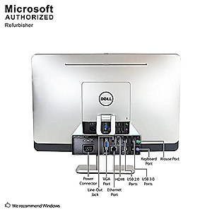 DELL Optiplex 9020 All In One FHD (1920 x 1080) Business PC, Intel 4th Gen Quad Core i5-4570S, 8GB Ram, 500GB HDD, HDMI, VGA, WIFI, DVD-RW, Bluetooth, USB 3.0, Win 10 Pro (Renewed)']