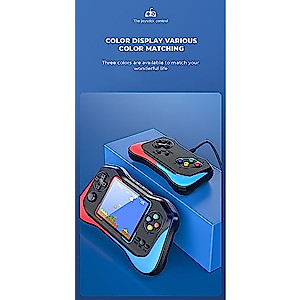 Yooya Handheld Game Console for Kids Adults, 3.5'' LCD Screen Retro Handheld Video Game Console, Preloaded 500 Classic Retro Video Games with Rechargeable Battery, Support 2 Players and TV Connection