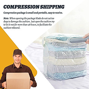 ROFIELTY Outdoor Bench Cushion, Waterproof and Durable Custom Bench Cushion with Ties, Non-Slip Swing Porch Cushion, Patio Garden Bench Cushion,Cushions for Outdoor Furniture